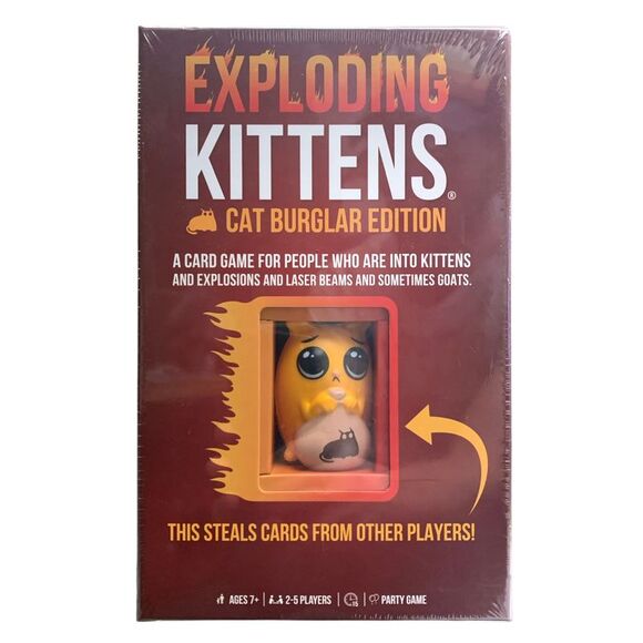 Exploding Kittens | Games | Exploding Kittens Cat Burglar Edition Party ...